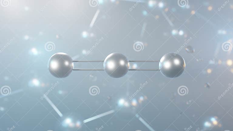 Titanium Dioxide Molecular Structure, 3d Model Molecule, Titanium(iv ...