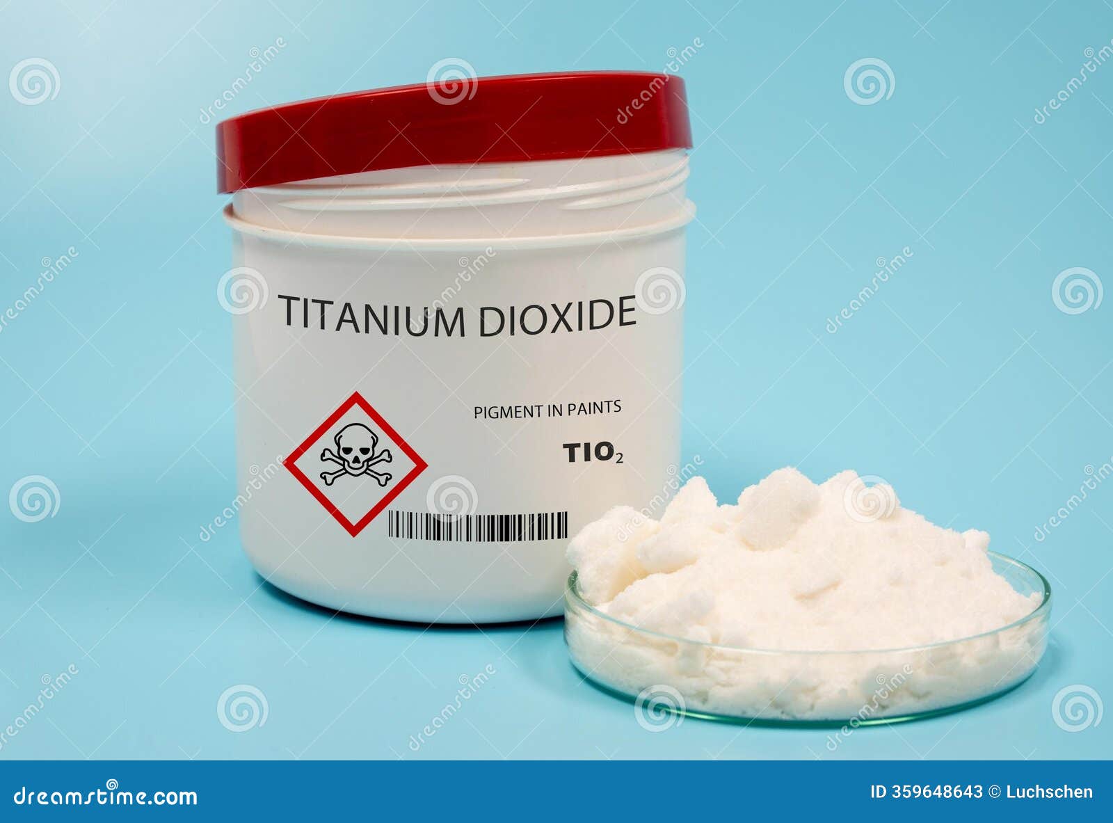 Titanium Dioxide stock image. Image of carcinogenic - 359648643