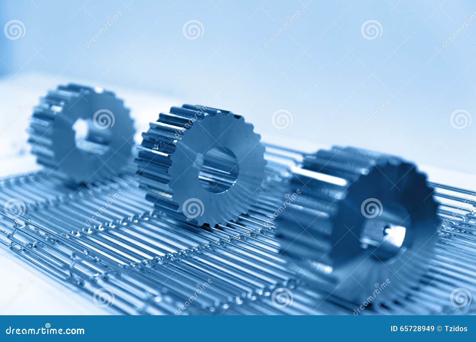 Titanium gears stock image. Image of working, precision - 65728949