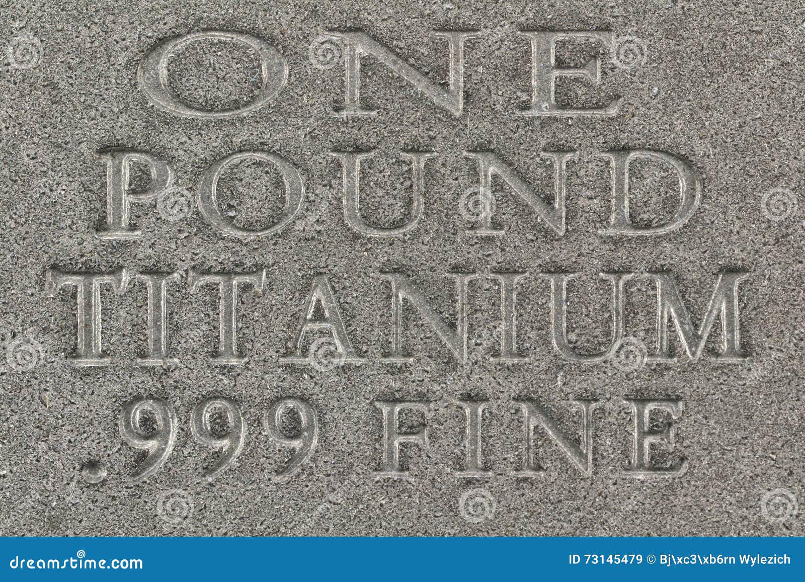 Titanium ingot stock image. Image of metal, metals, appreciation - 73145479