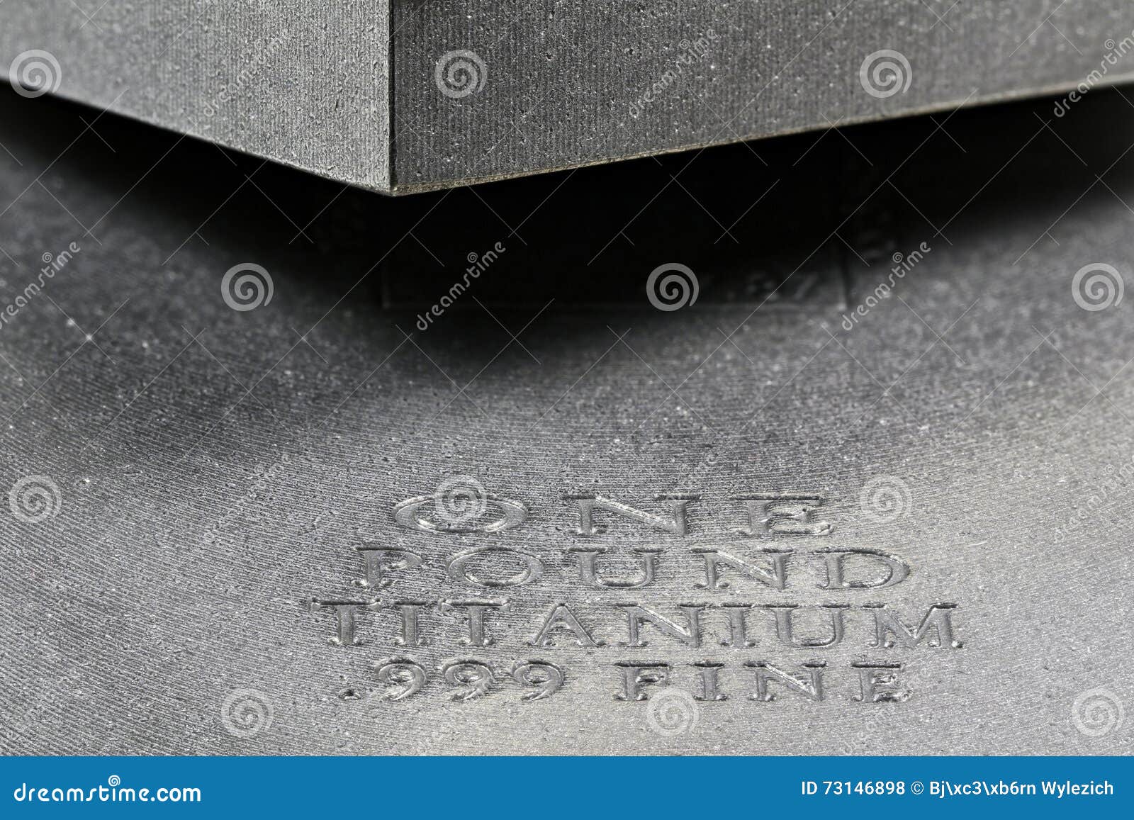 Titanium ingots stock photo. Image of metals, resistance - 73146898