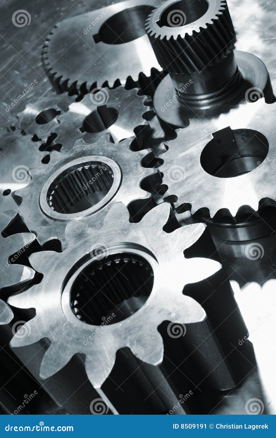 Titanium and steel gears stock image. Image of apparatus - 8509191