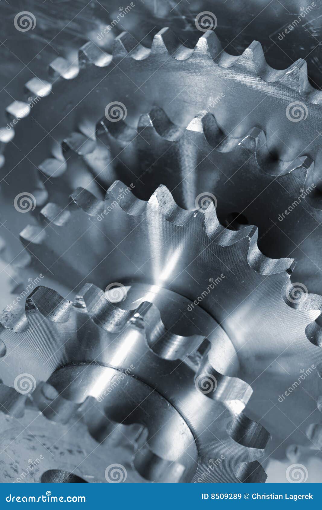 Titanium and steel gears stock image. Image of life, idea - 8509289