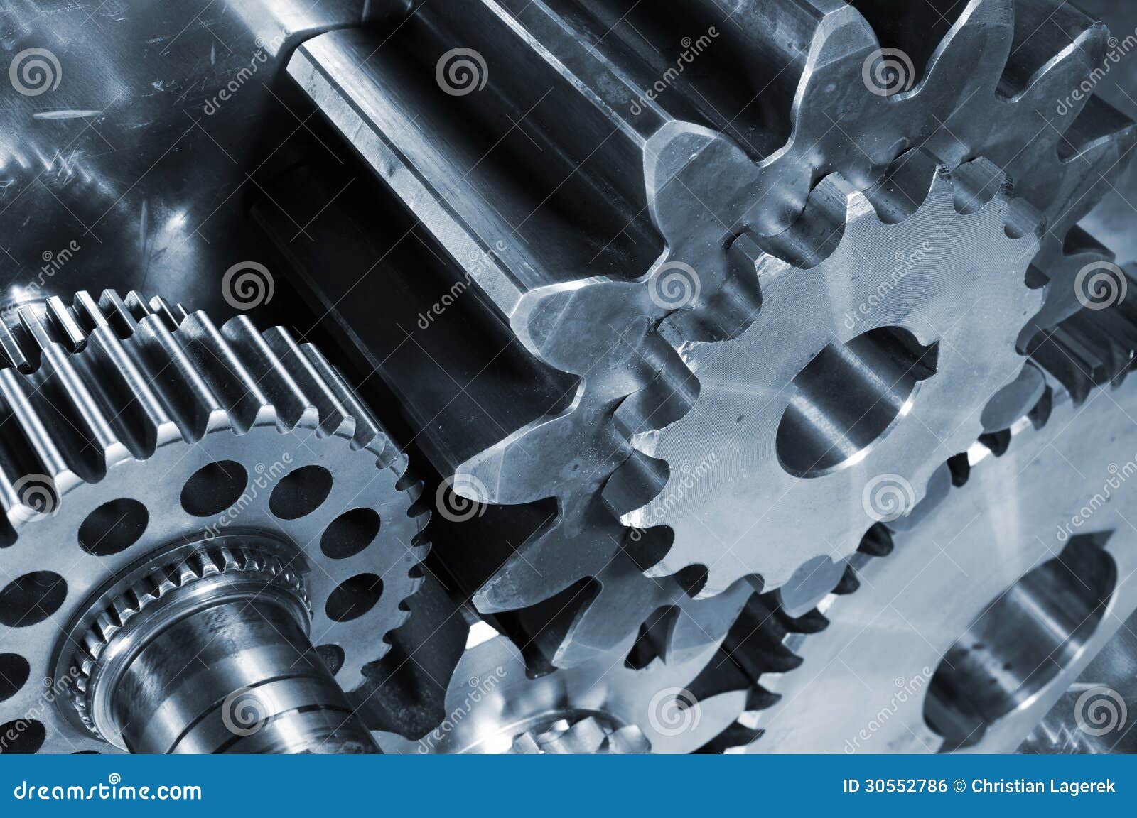 Titanium and Steel Gears and Cogs Stock Photo - Image of engineering ...