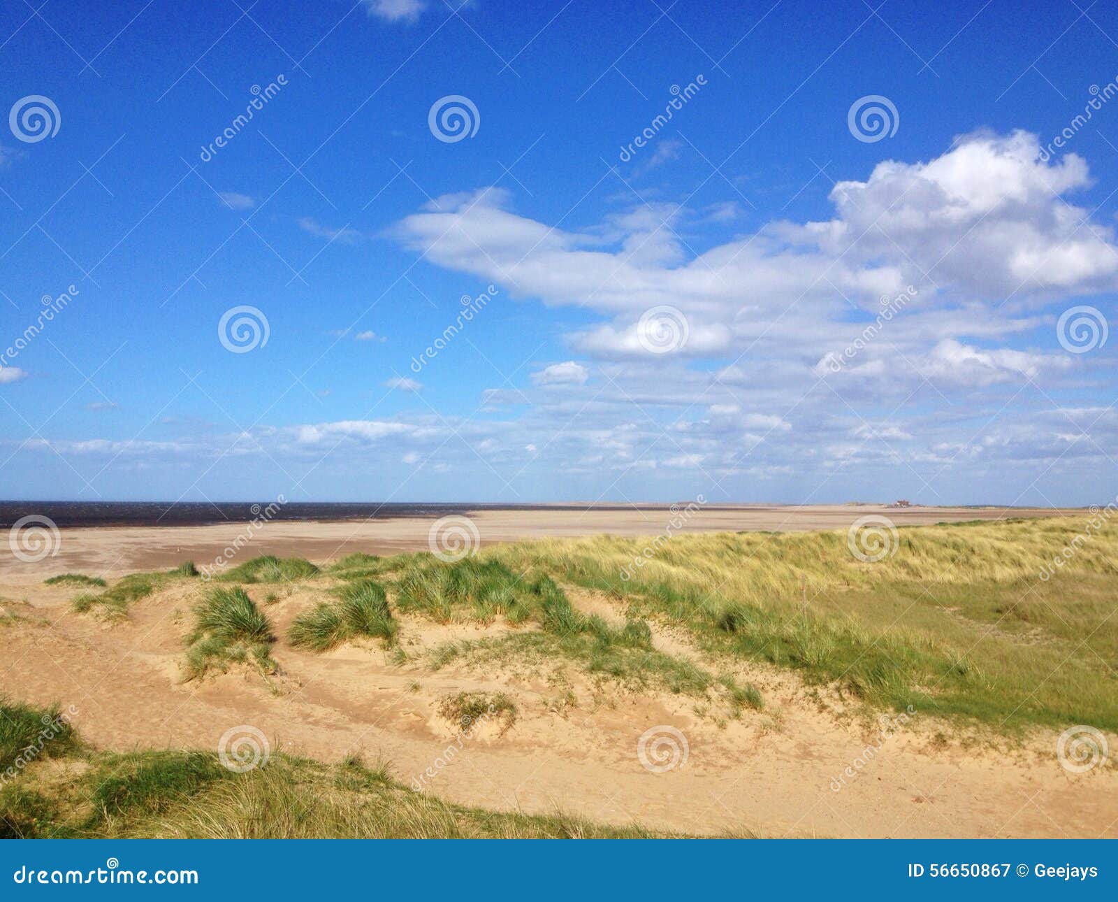 Titchwell Marsh Beach, Norfolk Stock Image - Image of footpath, sand ...