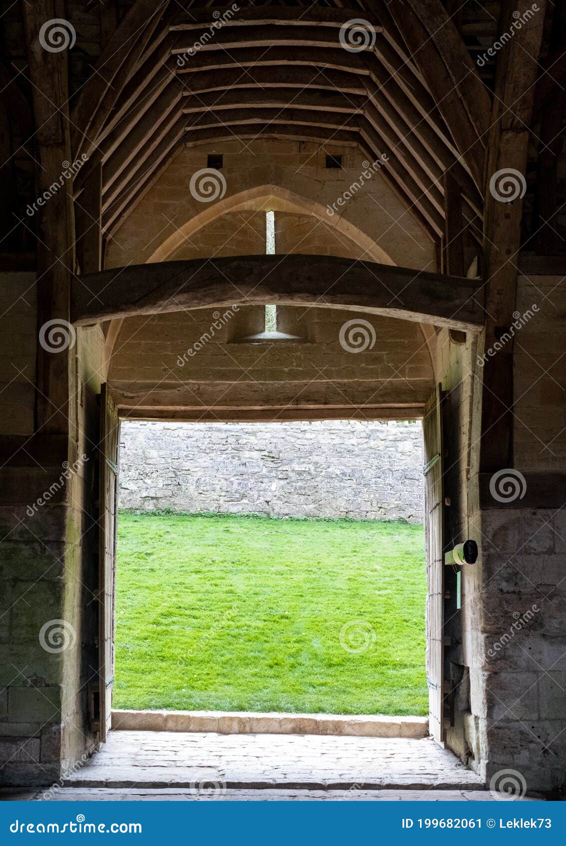 The Tithe Barn on Pound Lane, Medieval Stone Barn in the Barton Grange ...