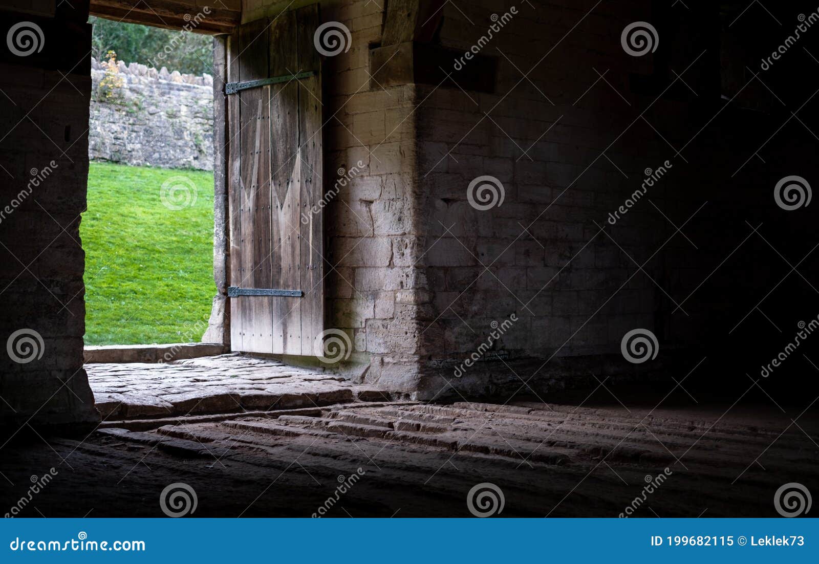 The Tithe Barn on Pound Lane, Medieval Stone Barn in the Barton Grange ...