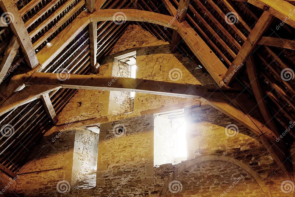 Tithe barn view stock image. Image of landmark, history - 10515919