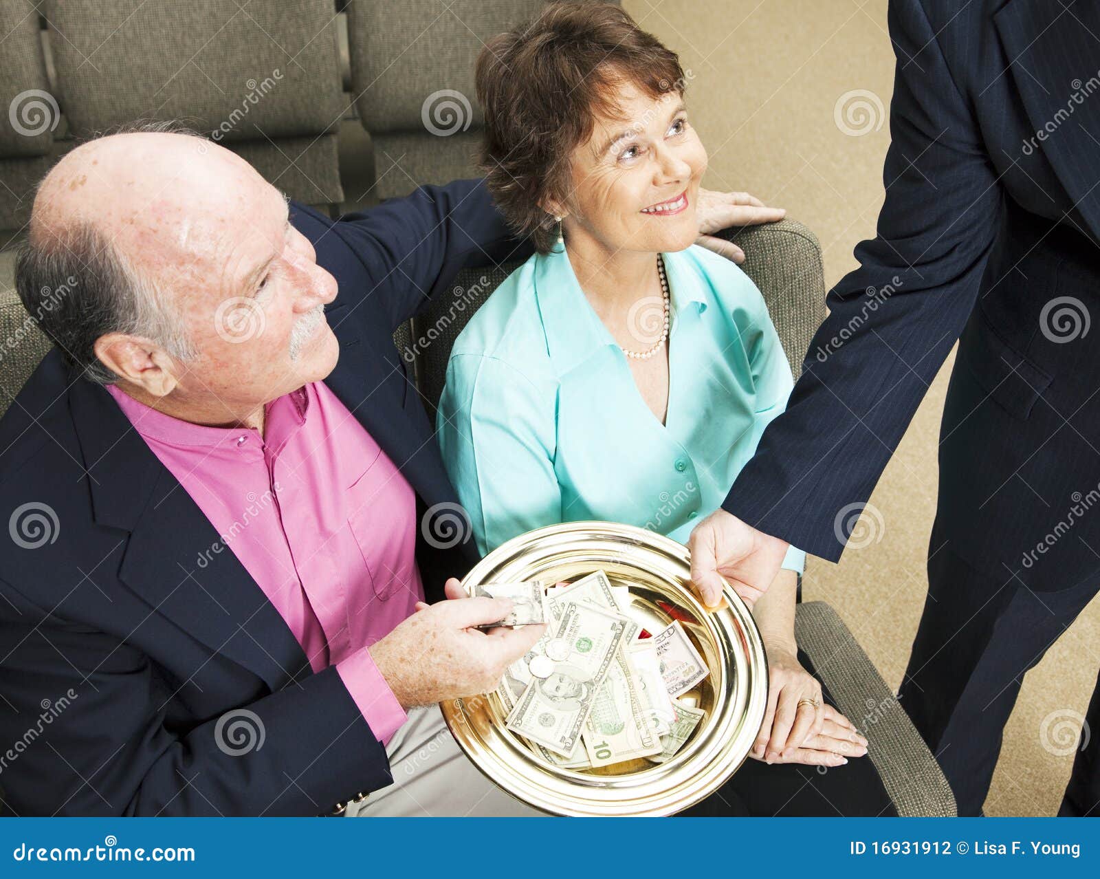 Tithing in Church stock photo. Image of deacon, giving - 16931912