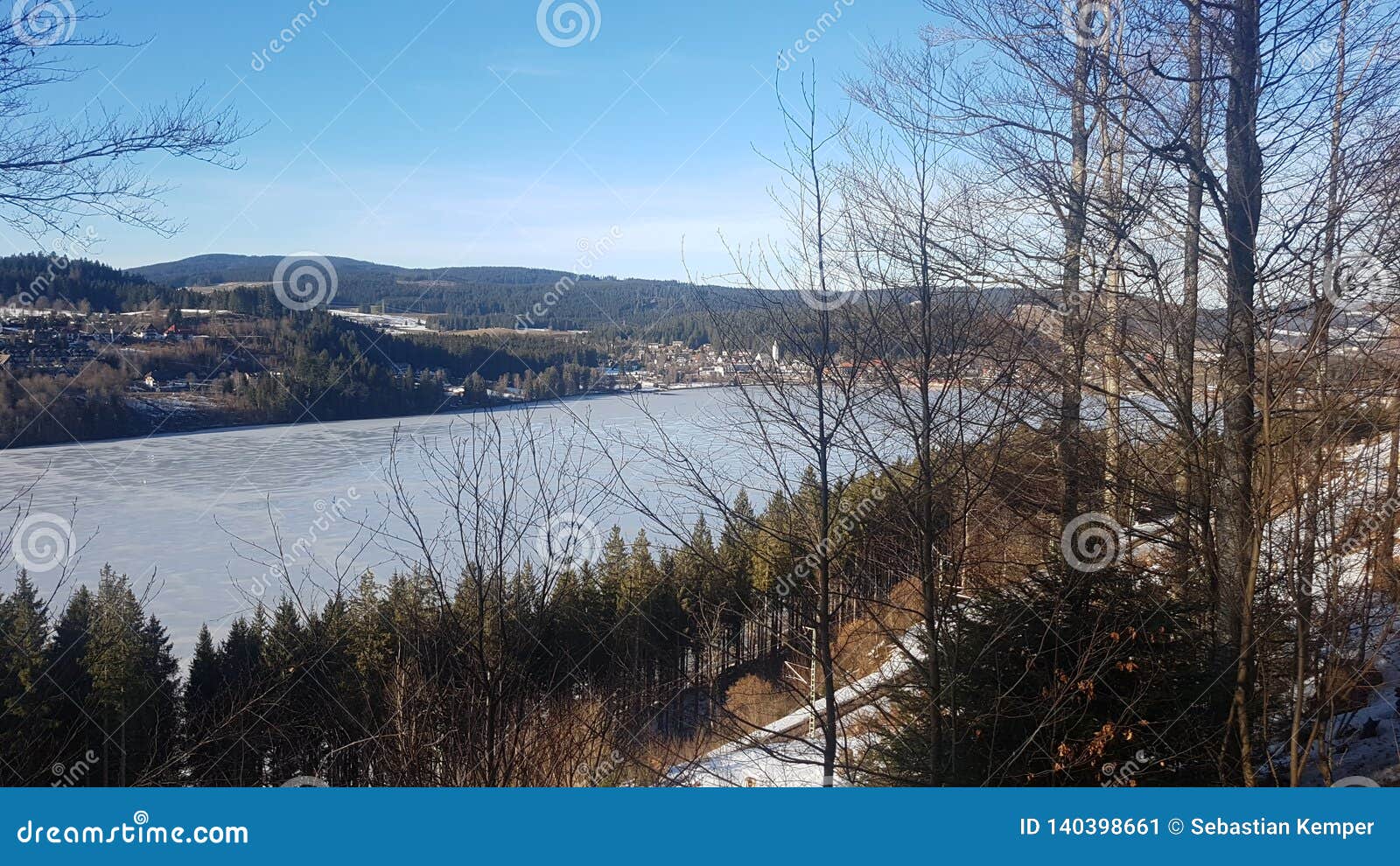 Titisee Black Forrest Germany Stock Image - Image of winter, forrest ...