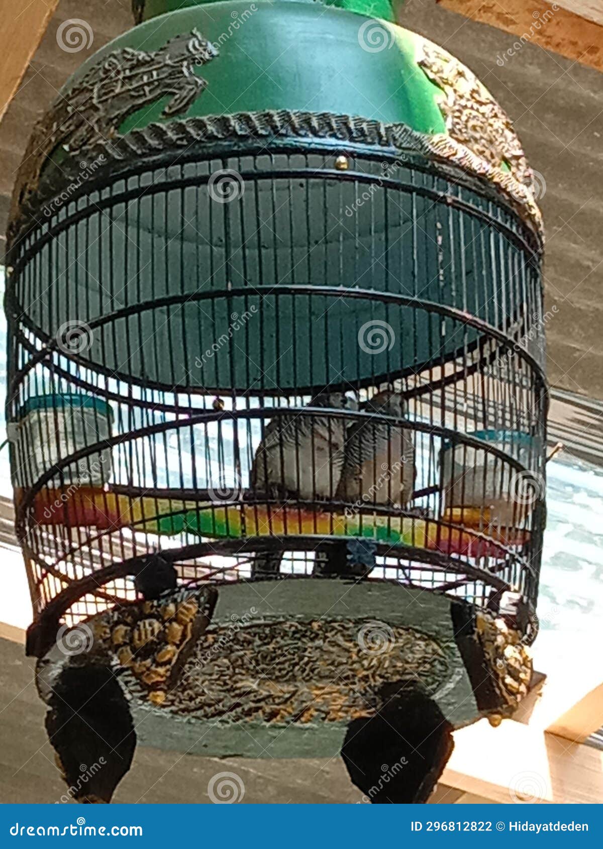 Tititran bird stock photo. Image of bird, wheel, iron - 296812822