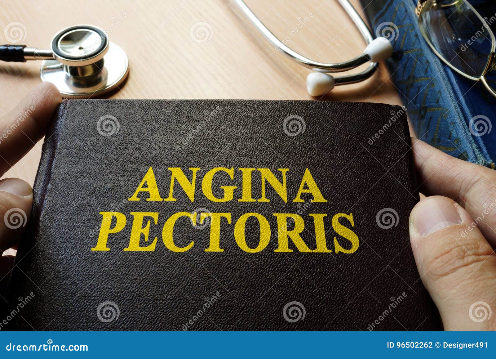 Title Angina Pectoris on a Book. Stock Photo - Image of breathless ...