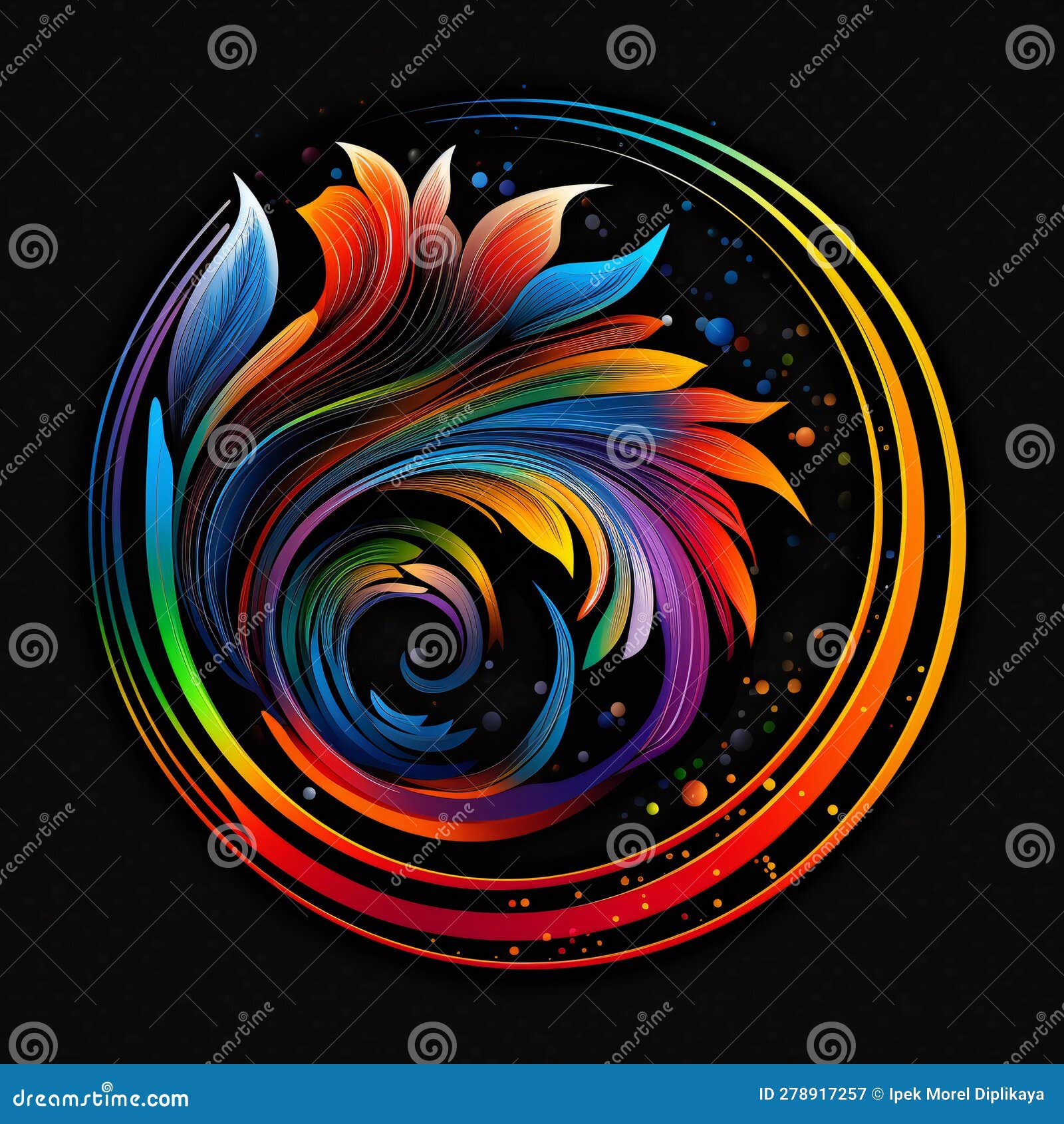 Title: Dynamic Circular Logo Designs: Bold And Colorful Illustrations ...