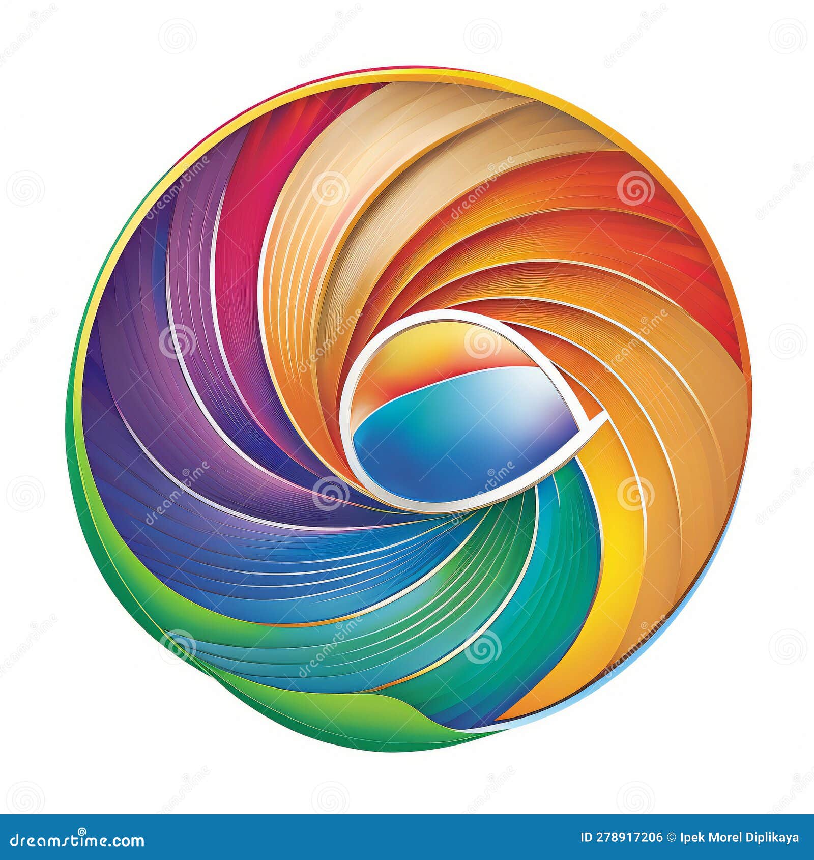 Title: Dynamic Circular Logo Designs: Bold and Colorful Illustrations ...