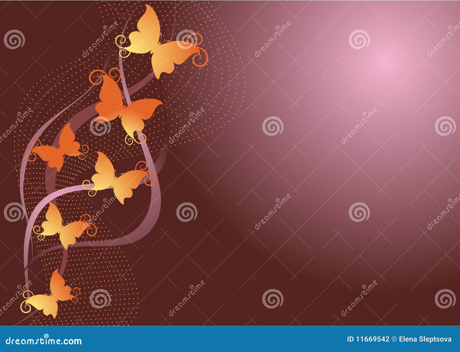 Title page butterfly stock vector. Illustration of sample - 11669542