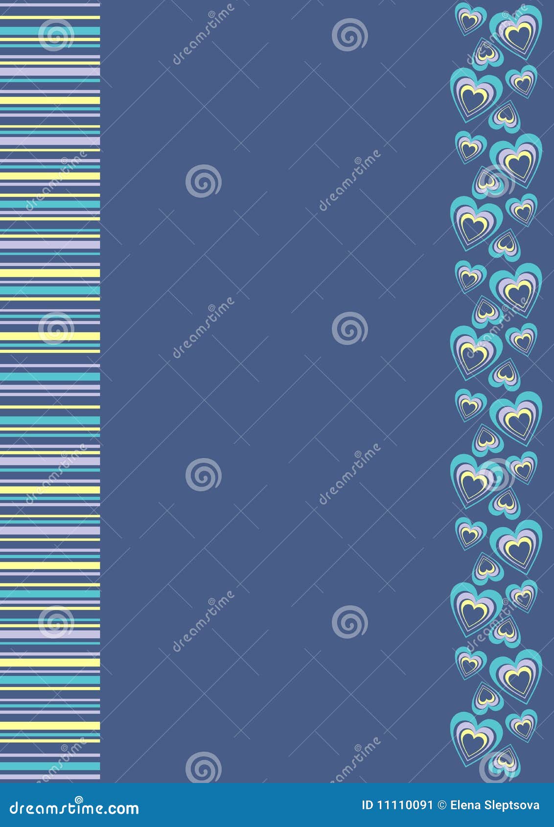 Title page with heart stock vector. Illustration of lines - 11110091