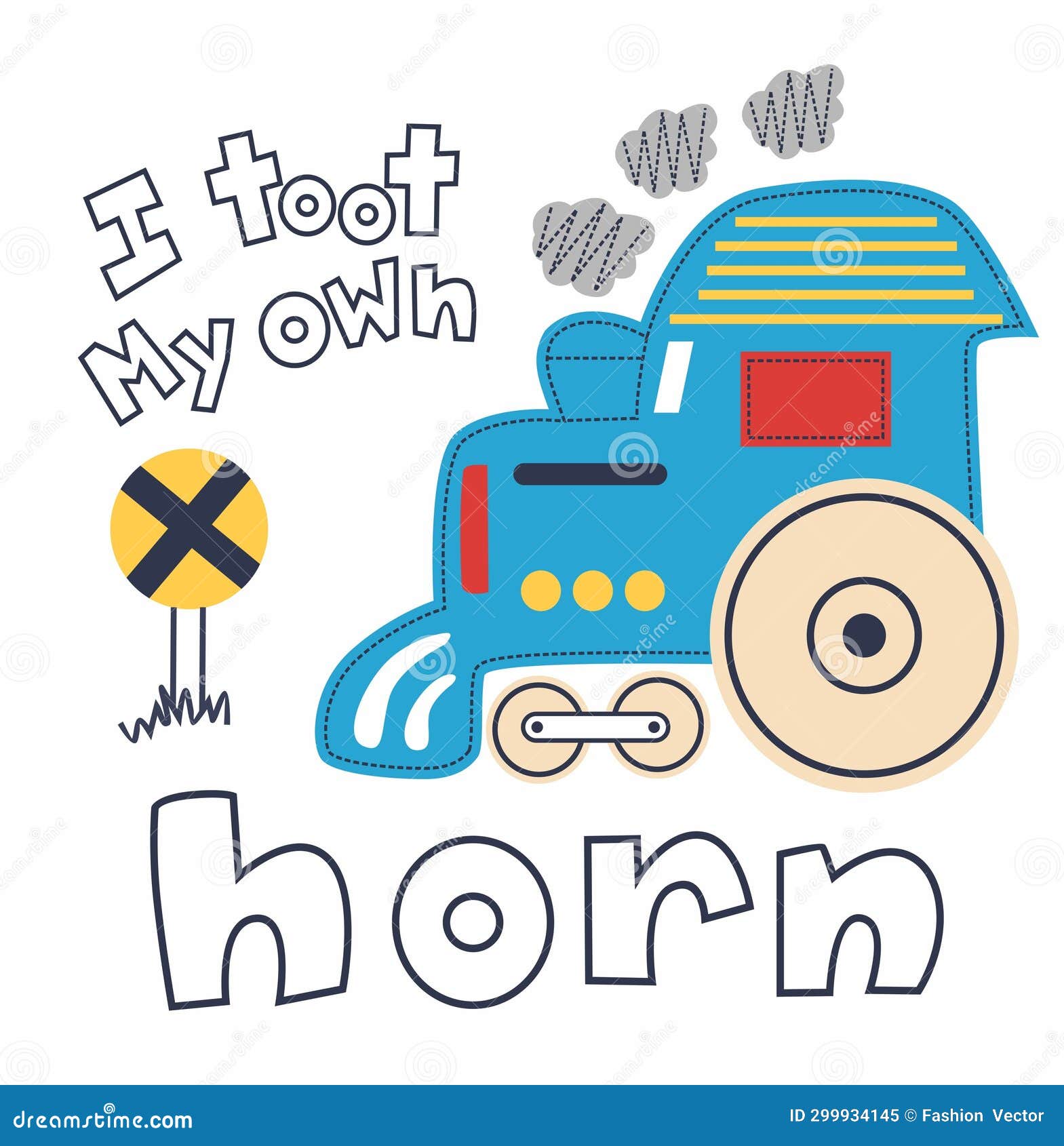 Title Toy Car Print Vector Art Design Stock Illustration - Illustration ...