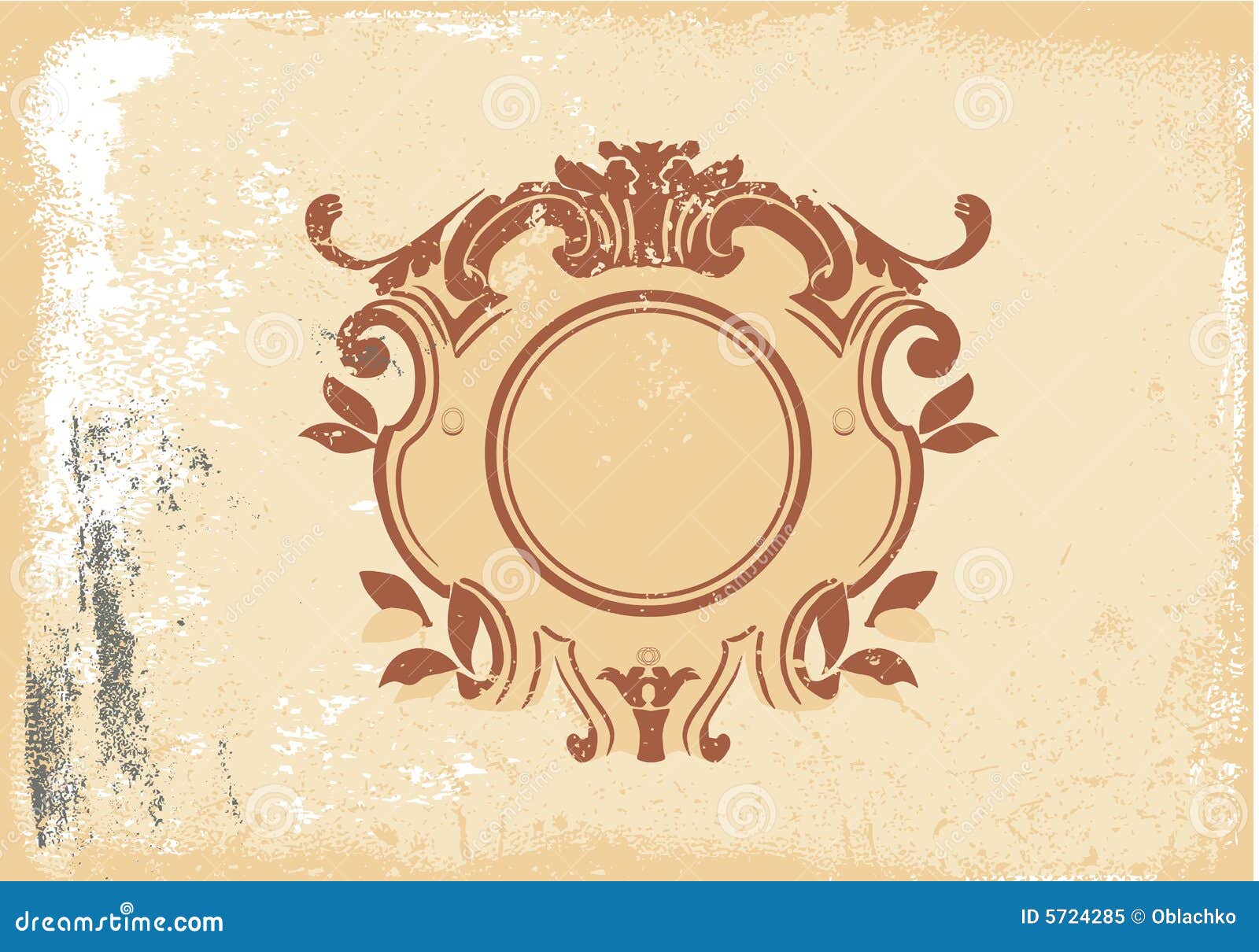 Titular el marco ilustración del vector. Ilustración de sucio - 5724285