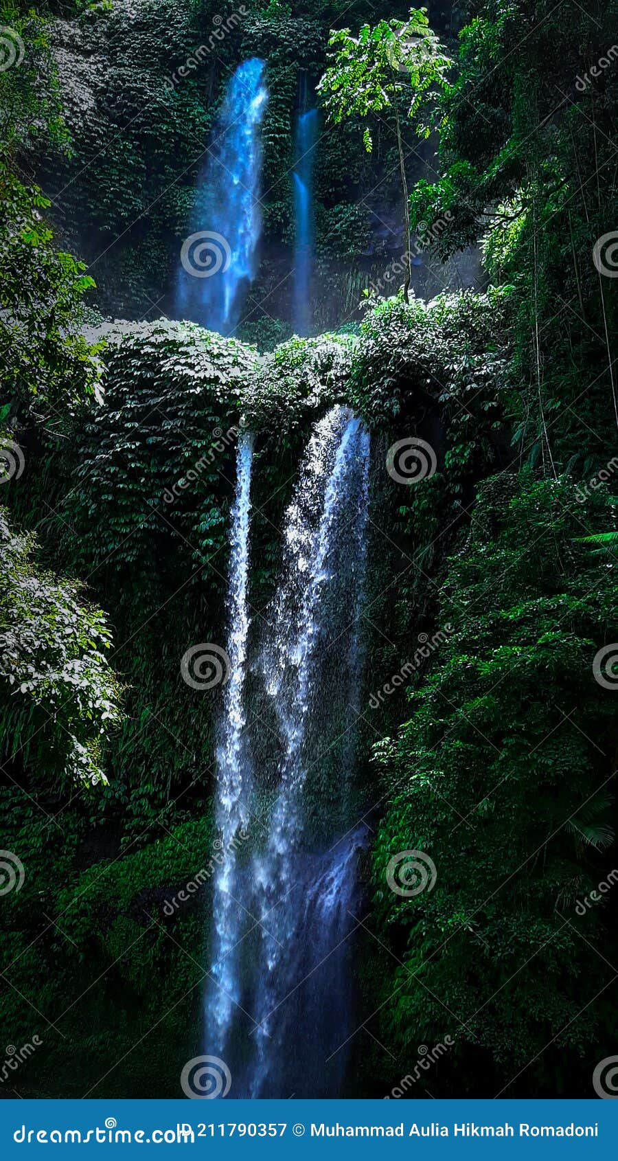 Sendang Gile Waterfall is a Waterfall Located in Senaru Village, North ...