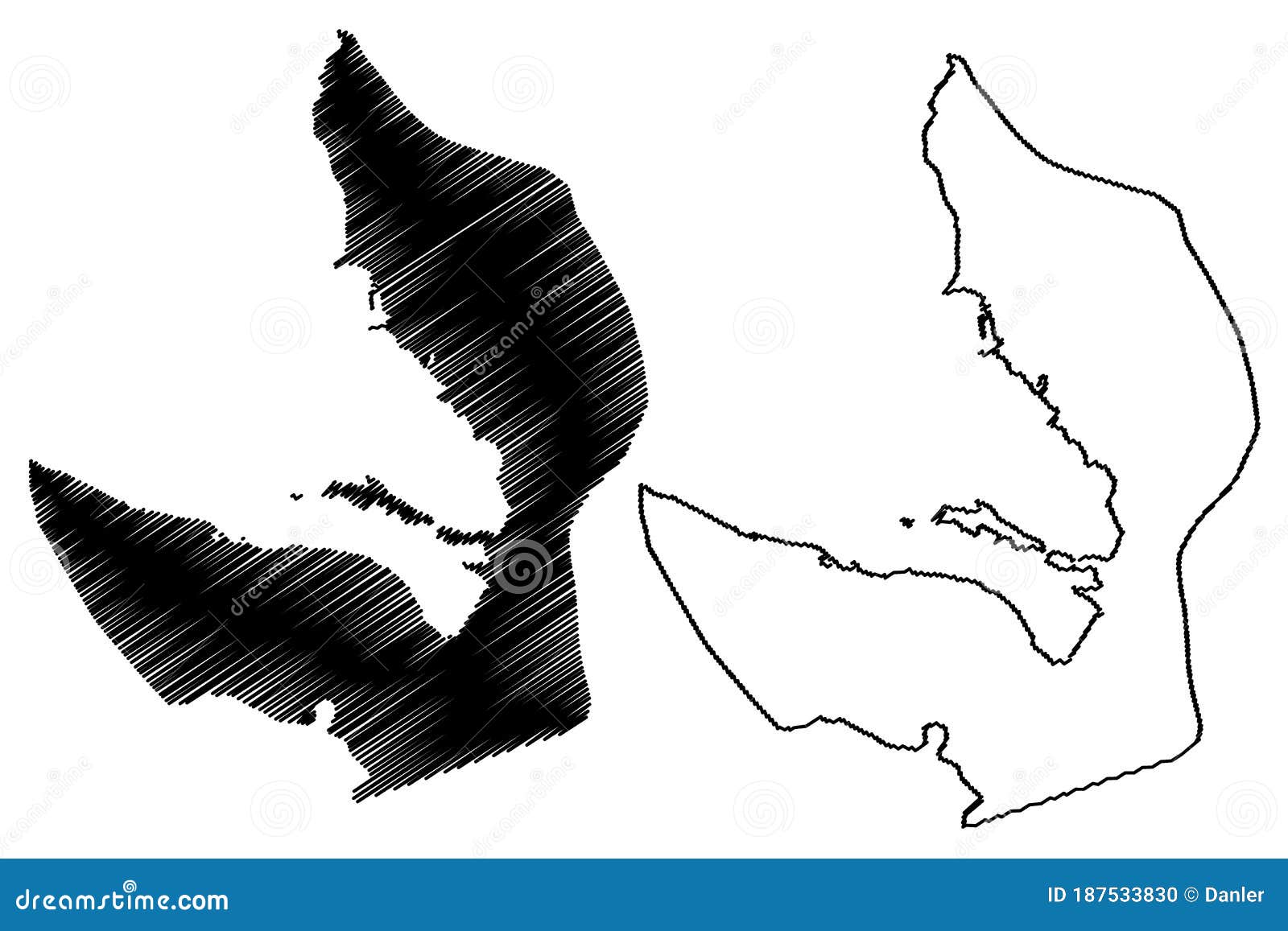 Tivat Municipality Montenegro, Municipalities of Montenegro Map Vector ...