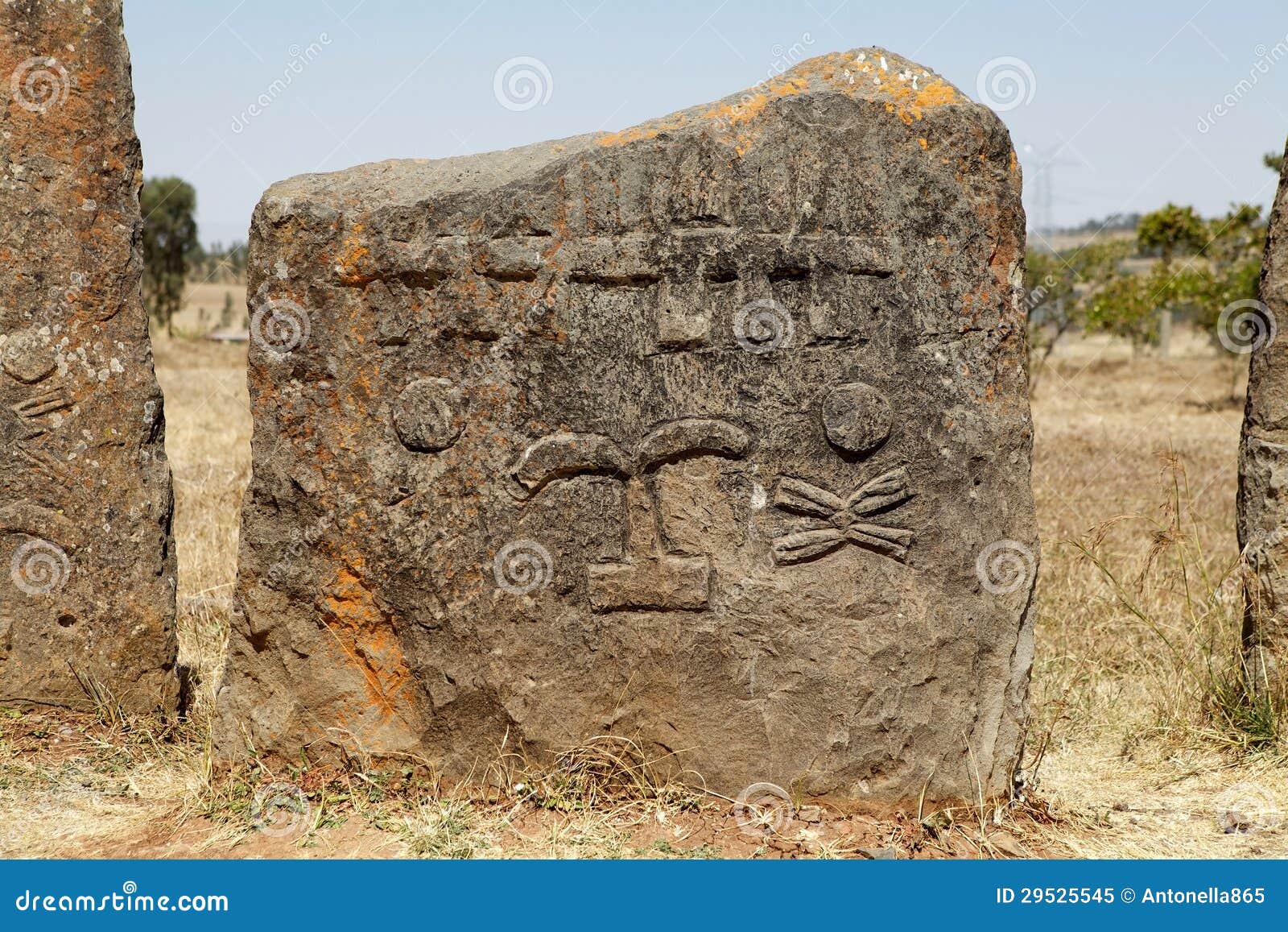 Tiya Ethiopian World Eritage Site Stock Image - Image of destination ...