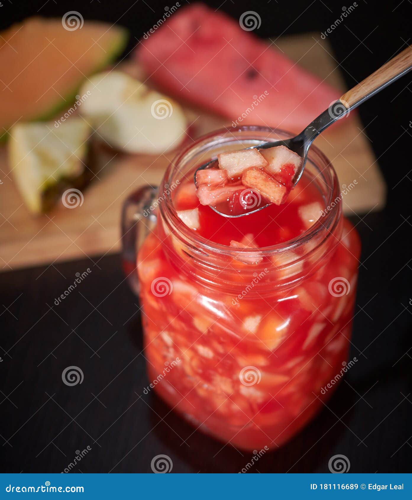 Tizana Tipia De Venezuela Drink Fruit Cocktail Stock Image - Image of ...