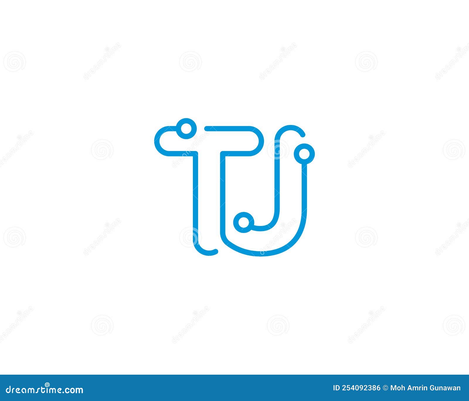TJ Letters Logo Design Vector 001 Stock Vector - Illustration of logo ...