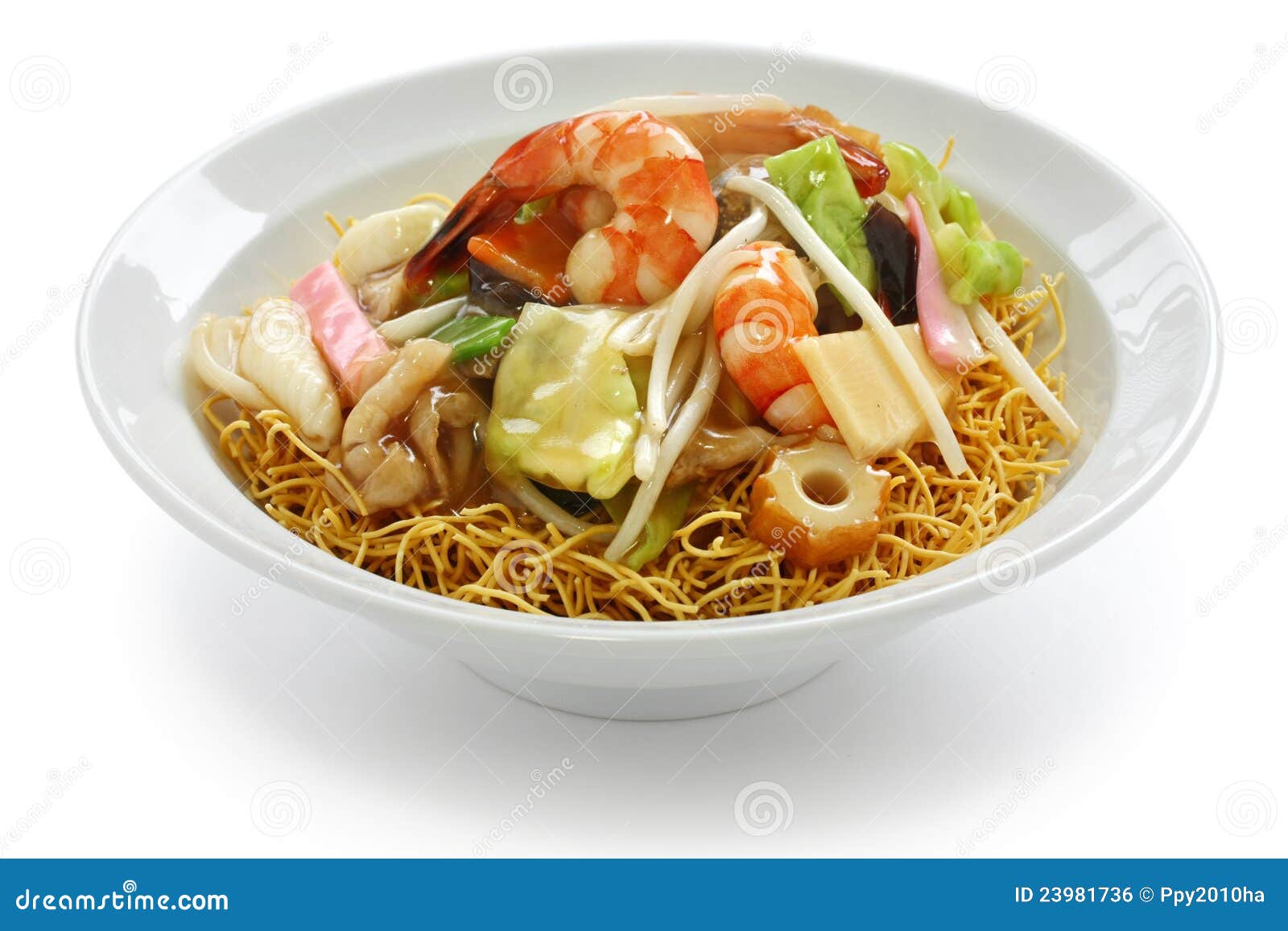 Tjap-tjoy Op Gefrituurde Noedels Stock Foto - Image of geassorteerd ...