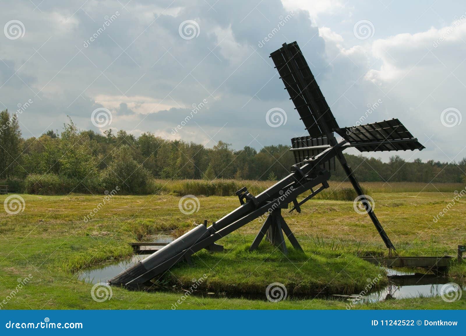 Tjasker stock photo. Image of history, watermill, labour - 11242522