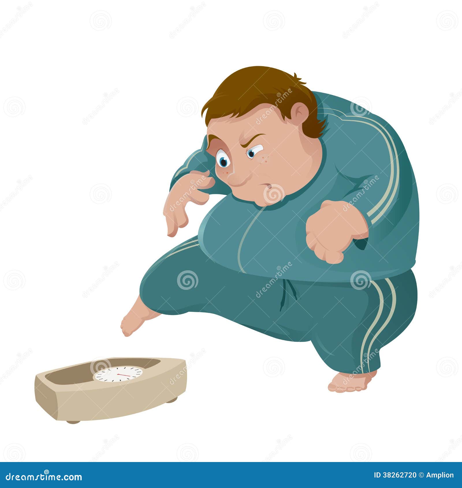 Tjockis och skalan vektor illustrationer. Illustration av äta - 38262720