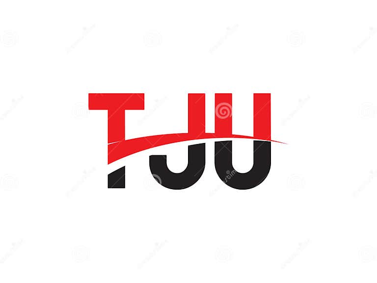TJU Letter Initial Logo Design Vector Illustration Stock Vector ...