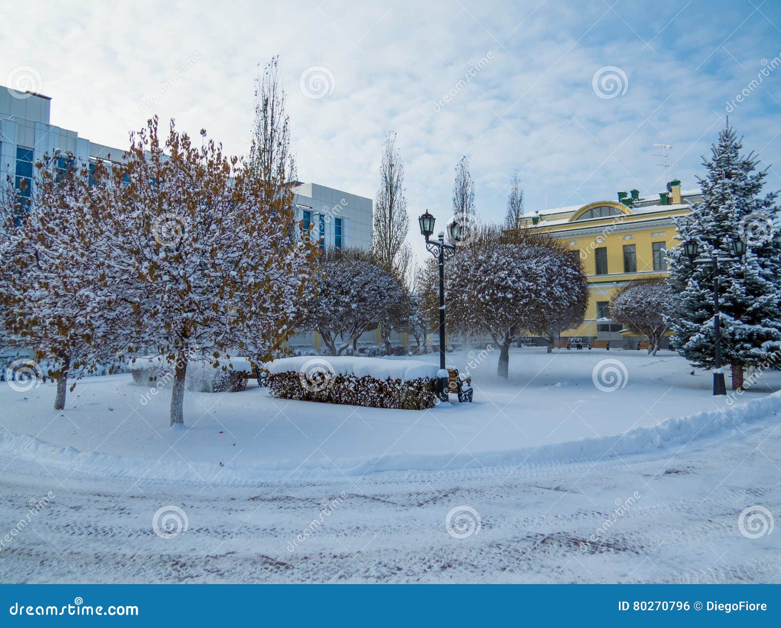 Tjumen', Siberia, Russia fotografia stock. Immagine di bello - 80270796