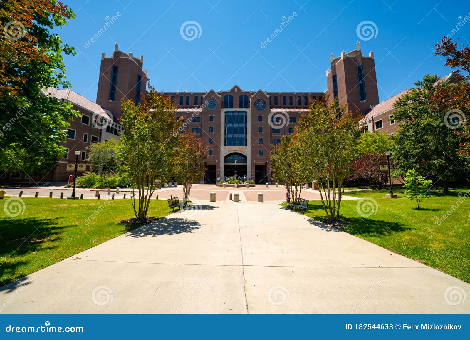 TK Wetherell Building Florida State University FSU Stock Image - Image ...