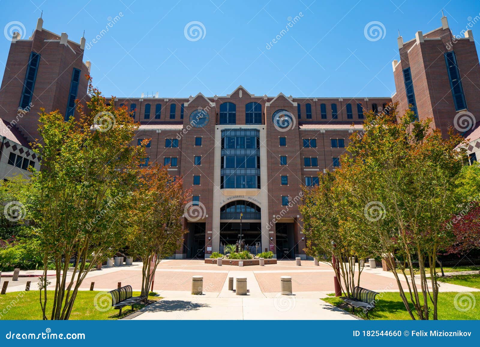 TK Wetherell Building Florida State University FSU Stock Photo - Image ...