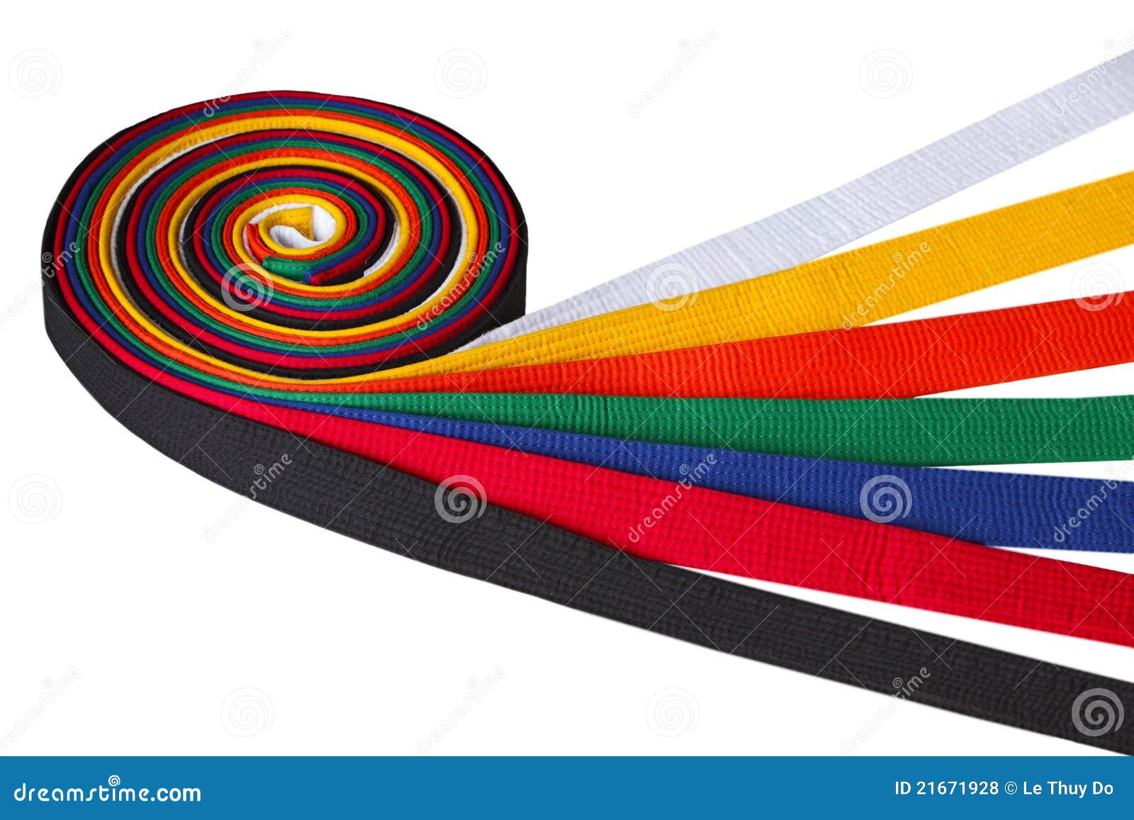 TKD Belts stock photo. Image of symbol, color, shot, orange - 21671928