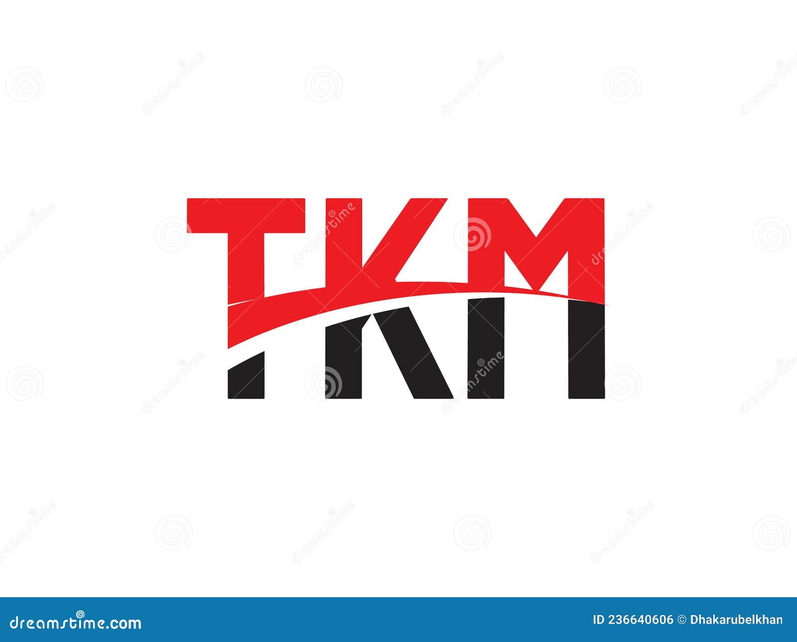TKM Letter Initial Logo Design Vector Illustration Stock Vector ...