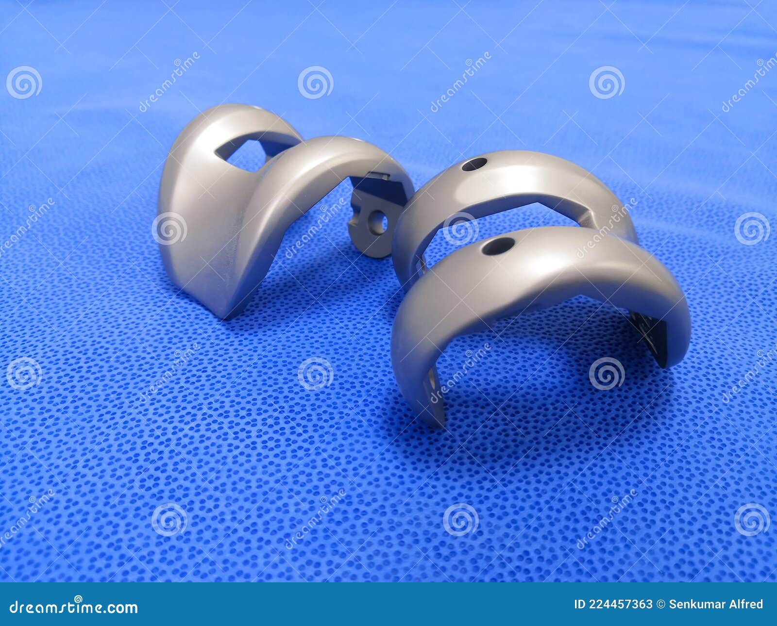 TKR Surgical Femoral Trials Stock Image - Image of medical, orthopedics ...