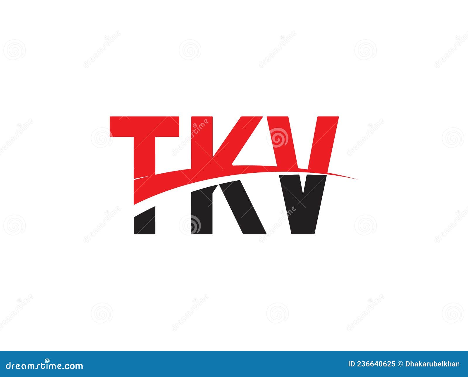 TKV Letter Initial Logo Design Vector Illustration Stock Vector ...