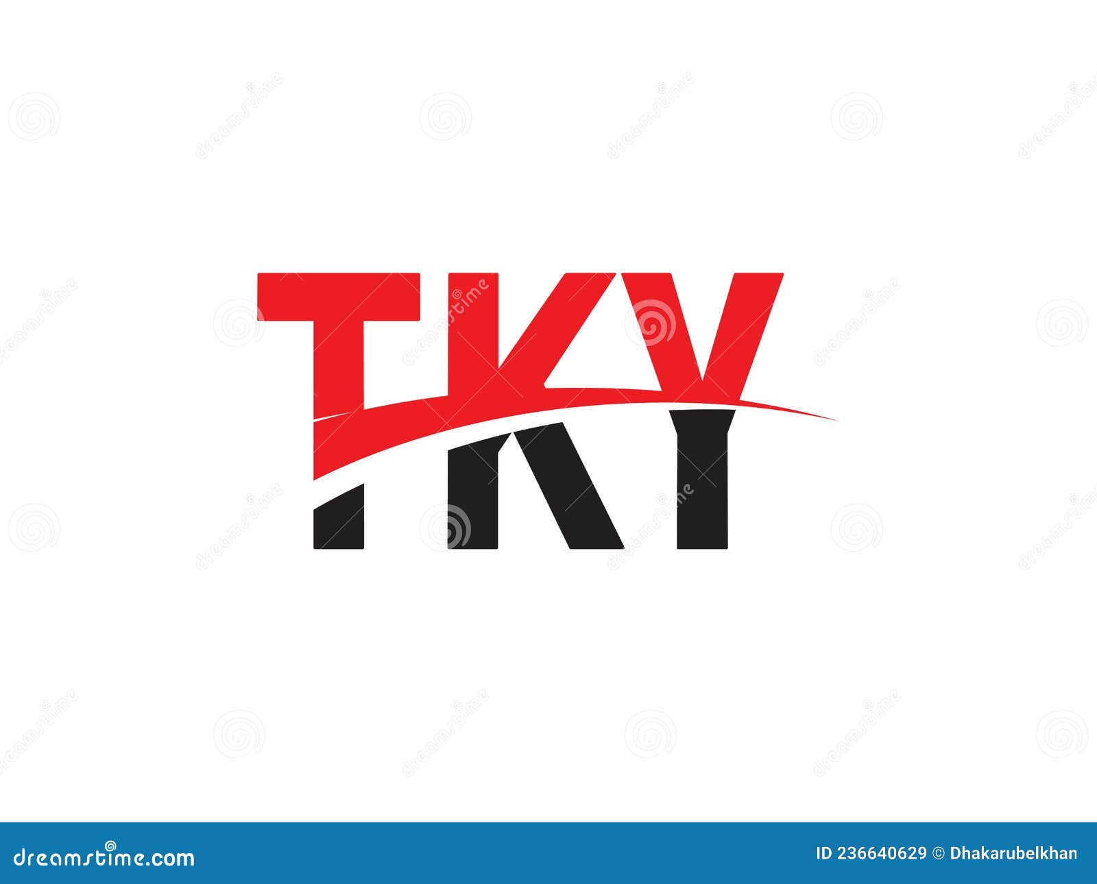TKY Letter Initial Logo Design Vector Illustration Stock Vector ...