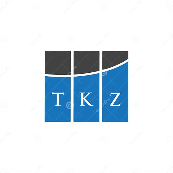 TKZ Letter Logo Design on White Background. TKZ Creative Initials ...