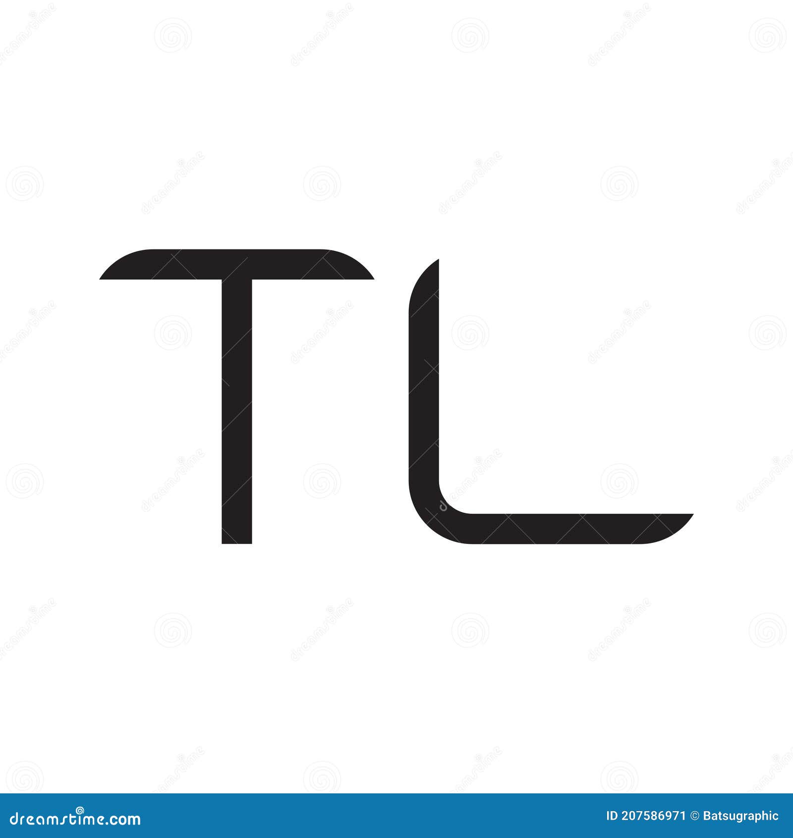 Tl Initial Letter Vector Logo Icon Stock Vector - Illustration of ...