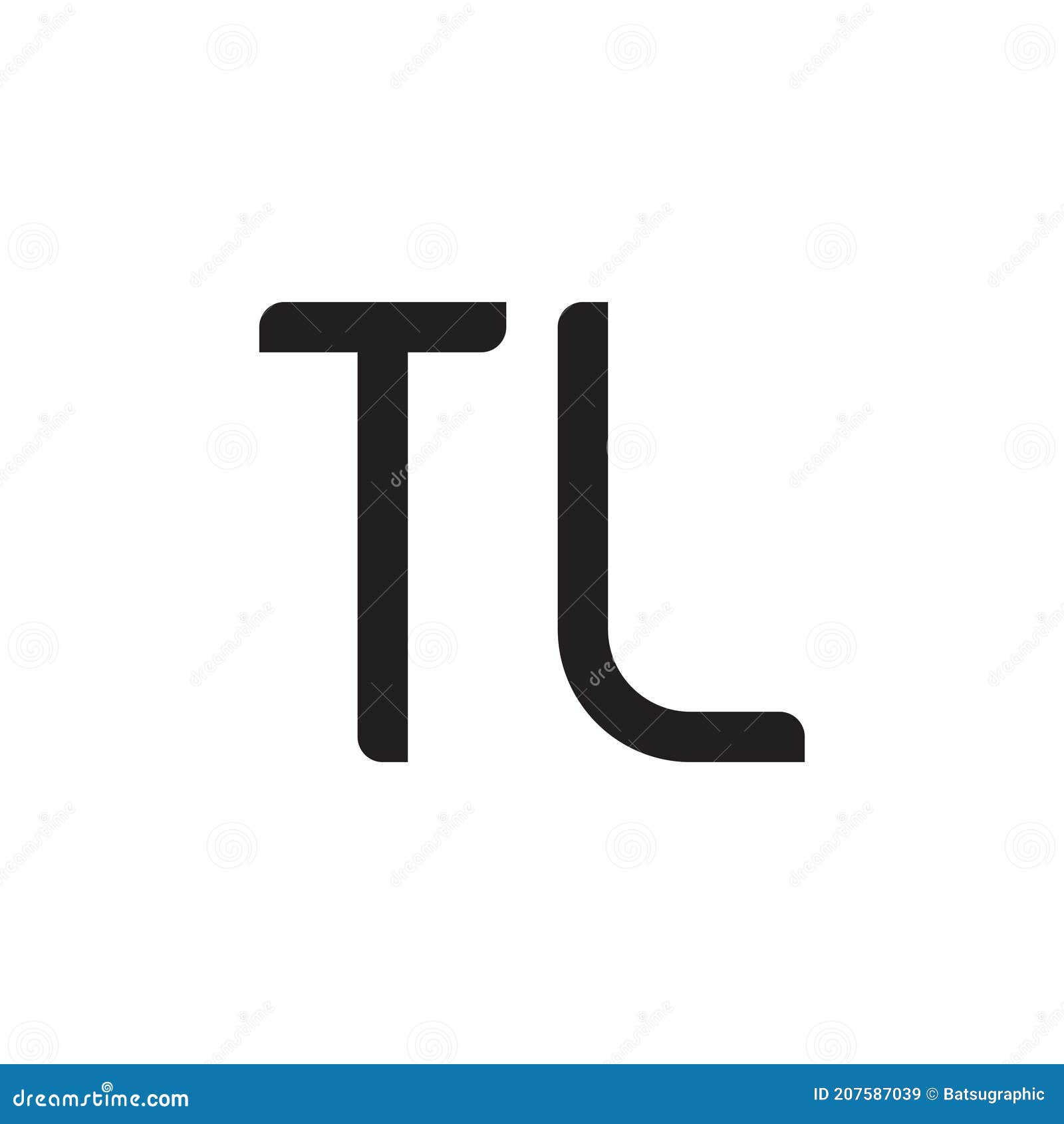 Tl Initial Letter Vector Logo Icon Stock Vector - Illustration of ...