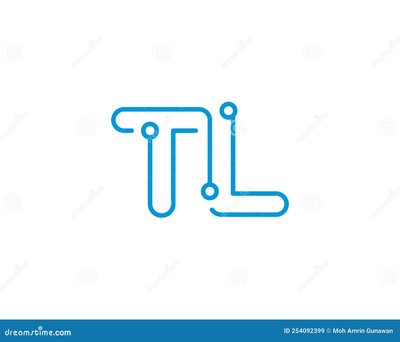 TL Letters Logo Design Vector 001 Stock Vector - Illustration of ...