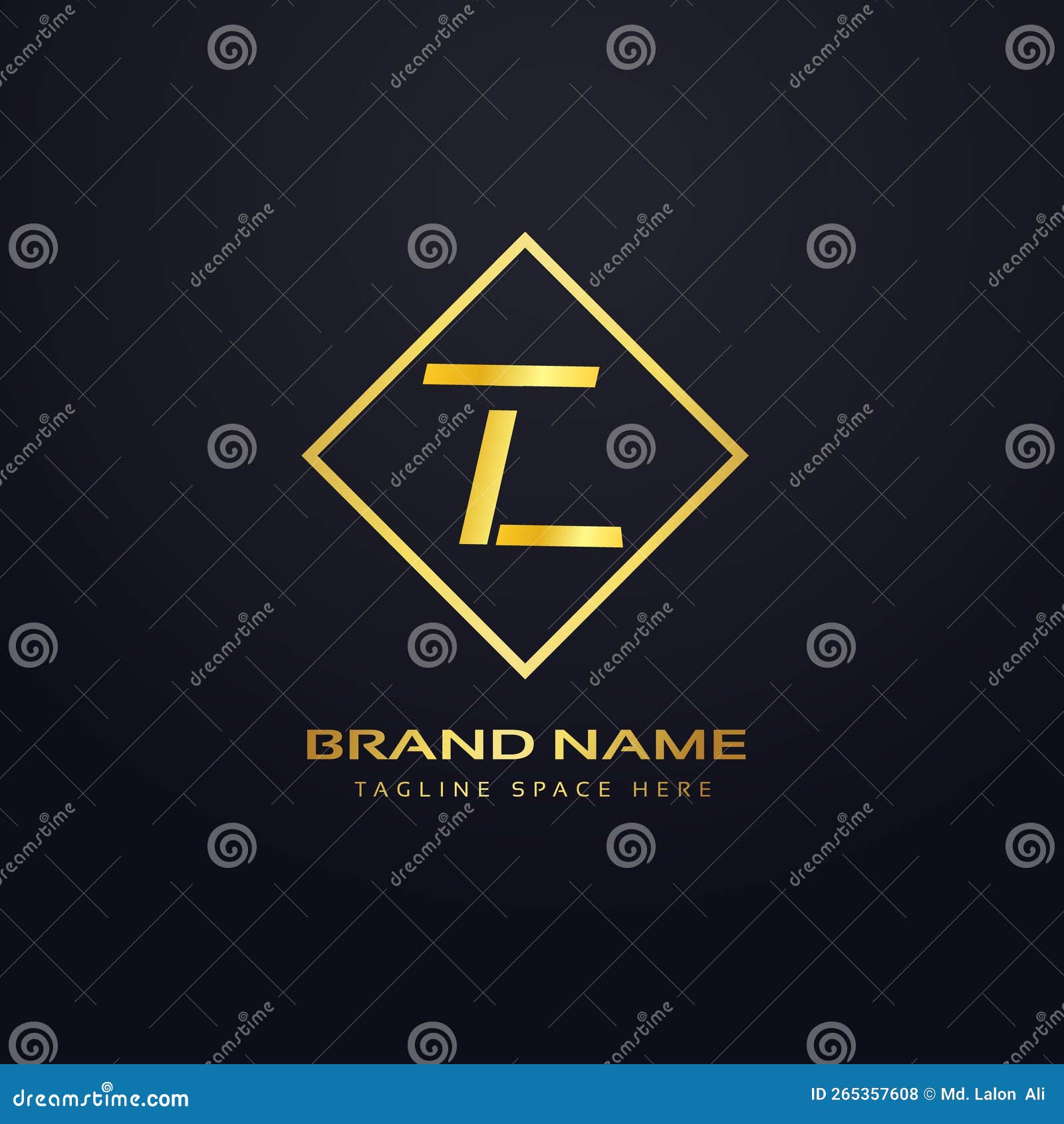 TL Text Logo Design stock vector. Illustration of number - 265357608