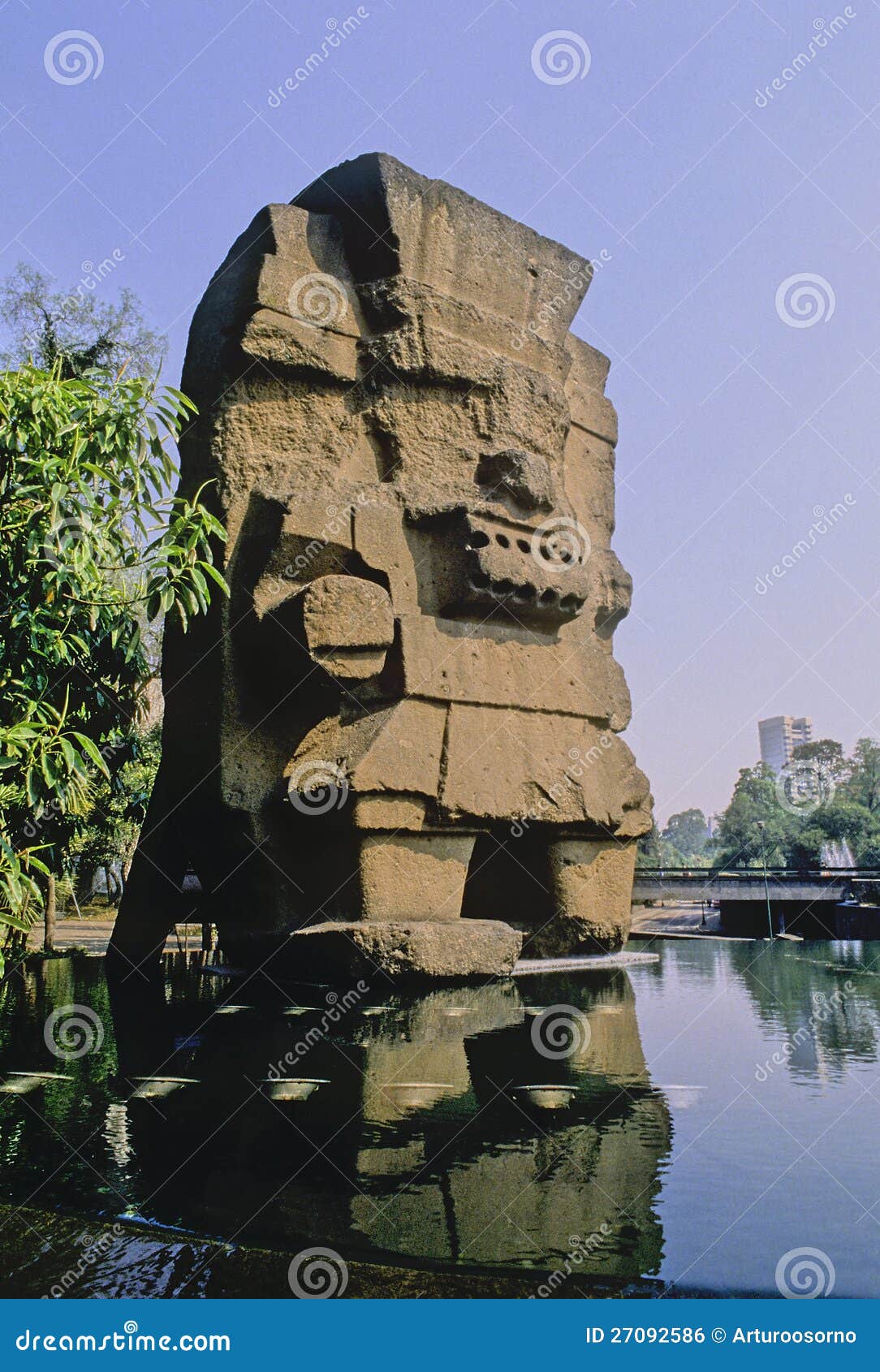 Tlaloc Aztec God Statue