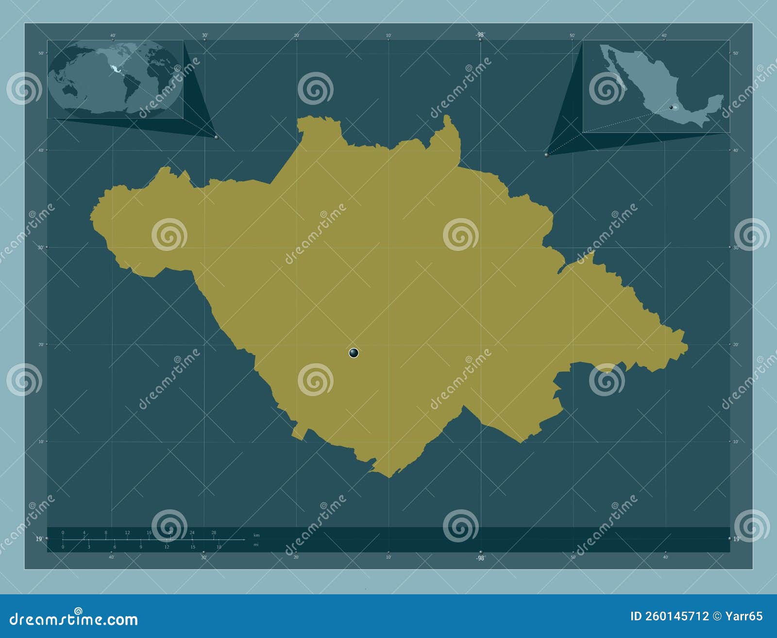 Tlaxcala, Mexico. Solid. Capital Stock Illustration - Illustration of ...