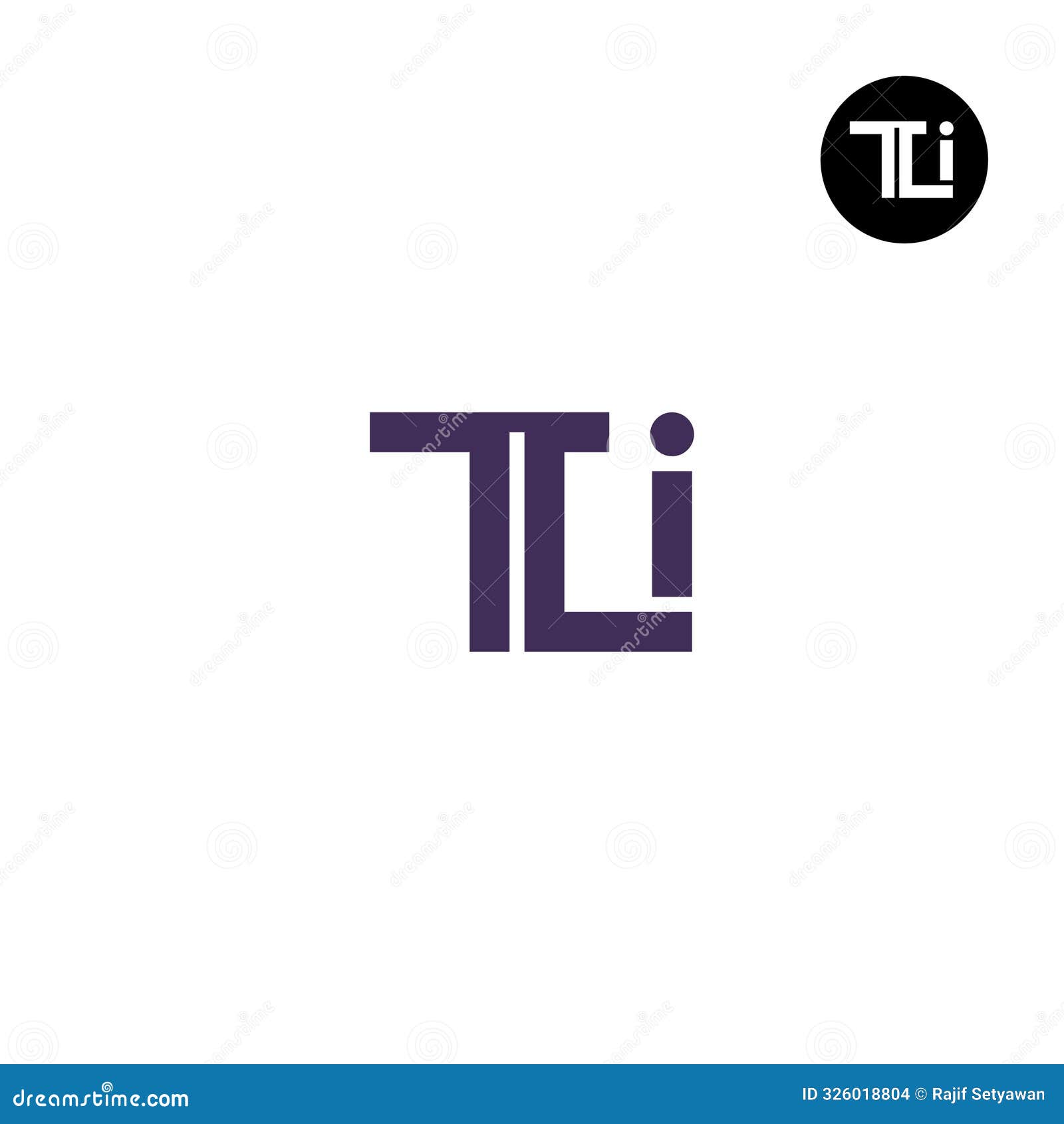 TLI Logo Letter Monogram Design Stock Vector - Illustration of ...