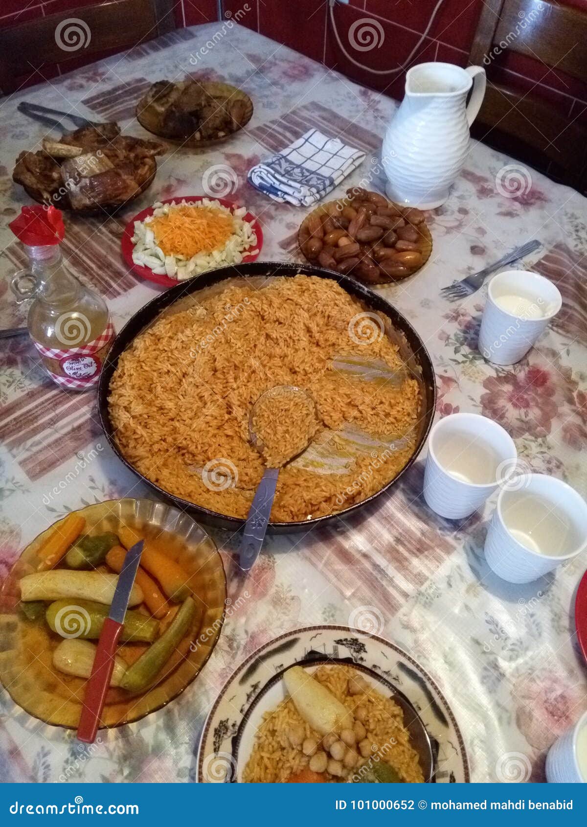 Tlitli stock photo. Image of tlitli, plate, setif, tradition - 101000652