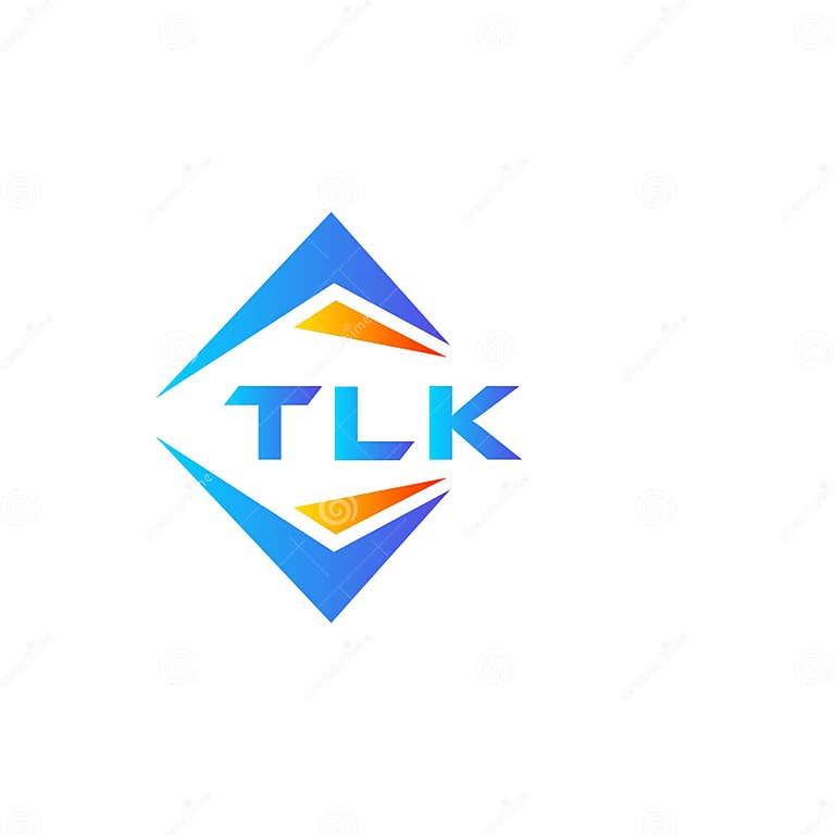 TLK Abstract Technology Logo Design on White Background. TLK Creative ...