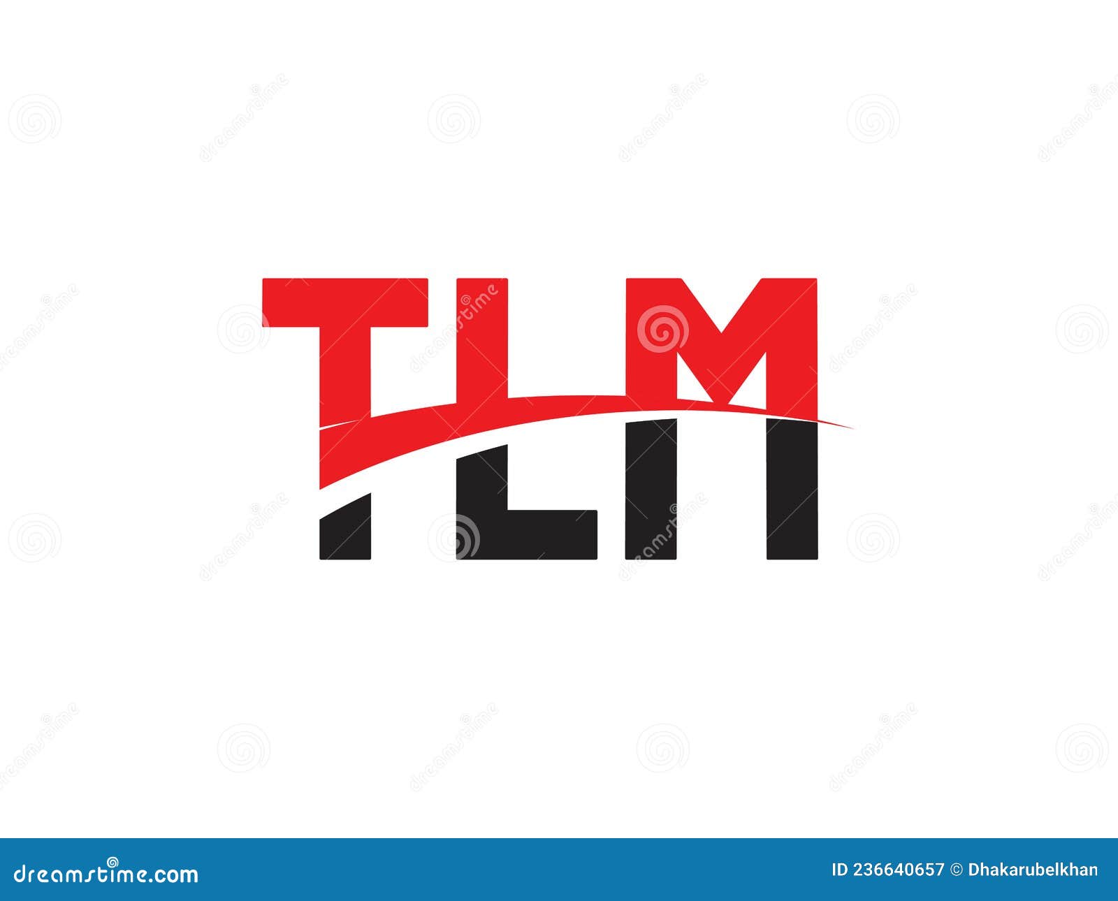 TLM Letter Initial Logo Design Vector Illustration Stock Vector ...